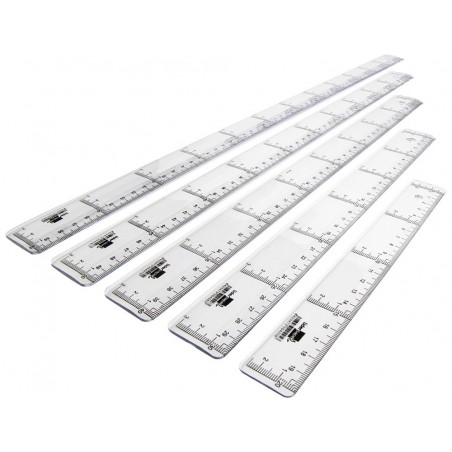 Règle liderpapel graduation verticale horizontale 50cm bord biseauté ...