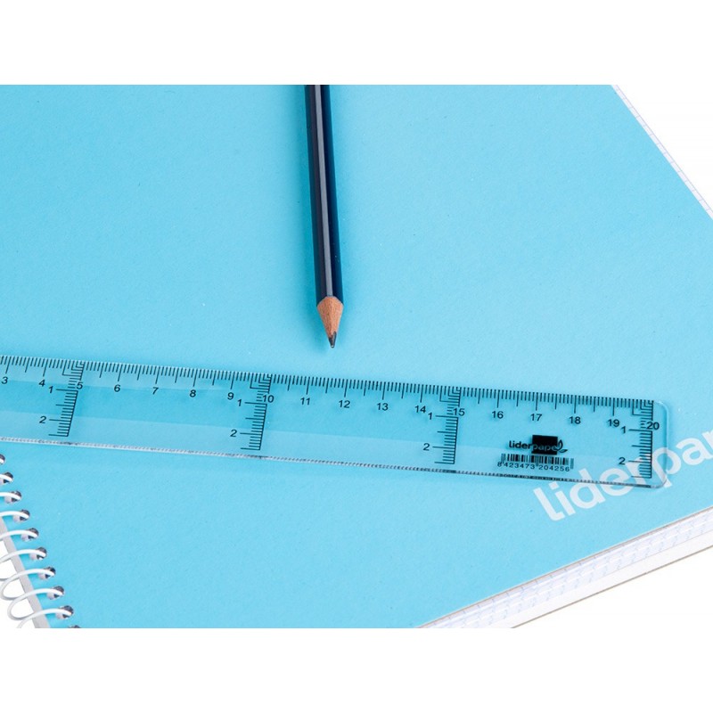 Règle liderpapel graduation verticale horizontale 20cm bord biseauté ...